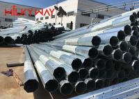 China Hot Dip Galvanized Electrical Power Pole for Power Transmission with Customized Height for sale