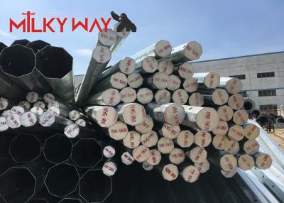 China Hot Dip Galvanized 450daN 13m Conical Electrical Power Steel Utility Pole for 10 KV 550 KV Power and Material and Design for sale