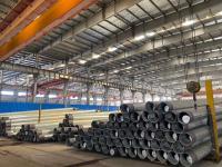 China Galvanized Steel Power Pole with Bitumen Coating and Octagonal Shape Available in 45ft to 70ft Lengths for sale