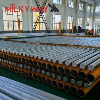 China 9 METERS TUBULAR STEEL POLES  TENSION IRAQI STAIRCASE STEEL POLES for sale