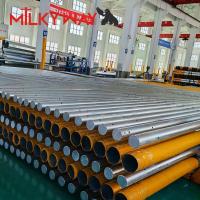 China 11-Meter Hot-Dip Galvanized Octagonal Power Distribution Pole with AWS D1.1 Welding Standard for sale
