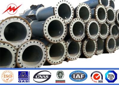 China 33 Kv Tower Electric Galvanized Tubular Steel Pole 10-220kv Transmission Power Line for sale
