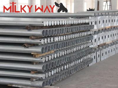 China 12m Hot-Dip Galvanized Octagonal Mid-Hinged Street Light Pole for sale