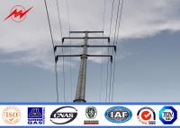 China 15m 1200 Dan Galvanized Steel Pole For 132kv Transmission Line ,  / BV / ISO for sale
