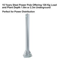 China Minimum Yield Strength 460 Mpa Transmission Pole Designed to Withstand Wind Resistance 3 to 500kmh Ideal for Power Line Infrastructure Projects for sale