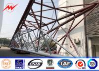 China Communication Telecommunic Steel Mono Pole Telecom Three Legs Tower With 86 Galvanization Standard for sale