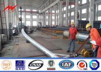 China 1-30mm Polygonal Steel Power Pole Hot - Dip Galvanization 30 Years Warrenty for sale