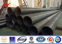 China 10-50m High Tension Galvanized Steel Pole Tower , Steel Utility Poles for sale