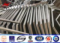 China Ss400 Steel Electric Pole 15m 450kg Anti Wind 35m/s for sale