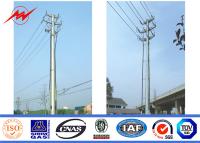 China multi sided galvanized steel utility distribution power poles for electrical project for sale