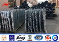China Astm A123 17meters Steel Power Pole Hot Dip Galvanization for sale