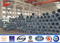 China 11.9m Octagonal HDG Steel Electrical Power Pole for sale