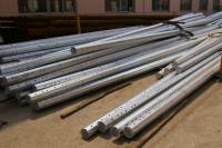 China 30m/S 220kv Double Circuit Galvanized Steel Power Pole for sale