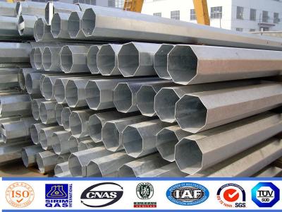 China 35FT Power Distribution Pole For Philippines Project With Octagonal Setion Shape for sale