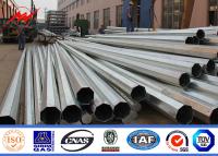 China One Section Design 35FT Electric Galvanised Steel Pole 500kg Design Load for sale