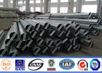 China 132KV Q345 Bitumen Electrical Power Pole For Transmission Line Project for sale
