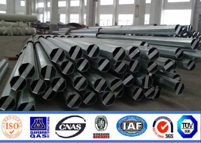China 132KV Q345 Bitumen Electrical Power Pole For Transmission Line Project for sale