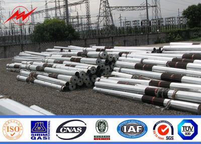 China 12m 800 Dan 1600 Dan Direct Burial Hot Dip Galvanized Pole Monopole Long Life for sale