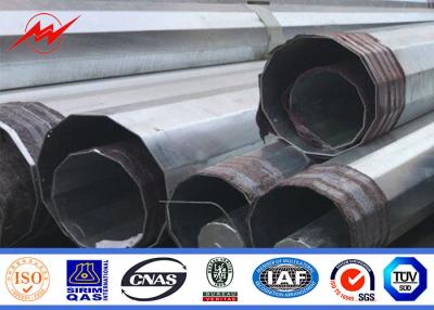 China 9.4m 11.6m 13.8m 693.23 Dan Galvanized Metal Pole With 3mm Thickness for sale