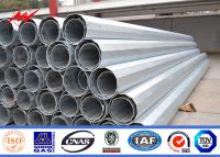 China Power Transmission Line Steel Electric Galvanised Poles With Custom Design PLS for sale