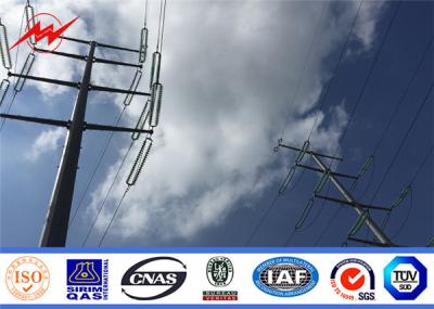 China Monopole Power Distribution Conical Hot Dip Galvanized Steel Pole For Distribution for sale