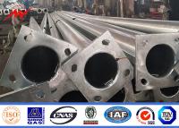 China 12meter Iso Certificate Hot Dip Galvanization Double Arm Street Light Pole for sale