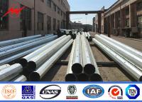 China Electricity Bitumen Galvanized Steel Power Pole With Bitumen Surface Treatment for sale