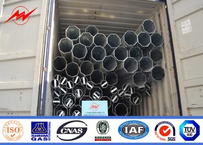 China economical bitumen 3mm thickness Q345 steel electrical utility pole for power transmission for sale
