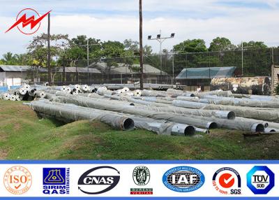 China 30ft 35ft Hot Dip Galvanized Steel Electric Power Pole To Transmission Line for sale