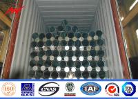 China 30ft 3mm Q345 Steel Tubular Pole Hot Dip Galvanized For Electrical Line for sale