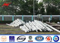 China 3mm Thickness 40ft 500KG Gr65 Electrical Power Pole , Electrical Transmission Poles for sale