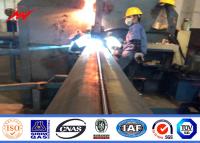 China 20m 24m 27m 30m Galvanized Metal Pole , Transmission Line Poles Long Life for sale