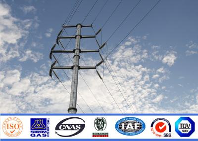 China 18m 240kv Metal Transmission Line Electrical Power Pole For Steel Pole Tower for sale
