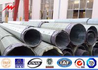 China 60ft Type Hs Ht Ngcp Standard Galvanized Steel Pole With 4-5mm Thickenss for sale