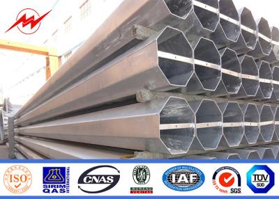 China Gr65 Telecommunication Electrical Power Pole 9m 12m 15m 3mm 4mm Thickness for sale