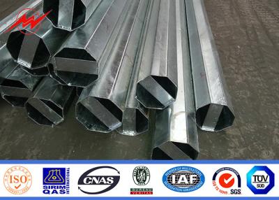 China 15m 1000kg Breaking Load Steel Tubular Pole 4mm Thickness For Transmission for sale