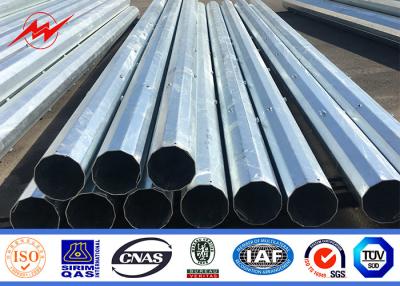 China 15m Galvanized Steel Electric Pole Column Power Line Iso Approval for sale