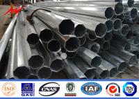 China Tranditional Distribution 69kv Metal Utility Poles for sale