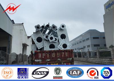 China 1km Range Overhead Power Transmission Poles For High Voltage Electrical Line Project for sale