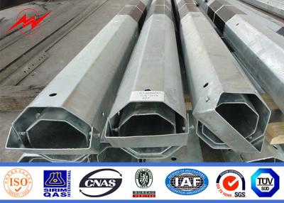 China 11.9M 8kn Three Sections Metal Utility Pole Galvanized Multifunction Ladder Top for sale