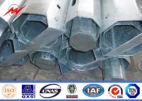 China High Strength Polygon Galvanized Steel Pole 33kv 110kv 132kv 230kv 380kv 400kv 550kv for sale