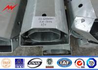 China 11m 7.2mm 3.8mm 69kv Steel Tubular Pole For Transmission Line for sale