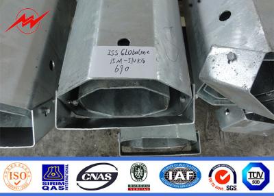 China 11m 7.2mm 3.8mm 69kv Steel Tubular Pole For Transmission Line for sale