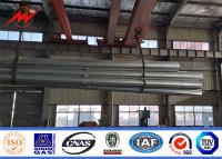 China 70ft 2 Cections Galvanized Light Pole 2000kg Philippines Ngcp Standard for sale
