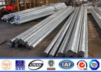 China 27.5m 60KN GR65 Material Utility Power Poles Transmission 45ft 50ft Height for sale