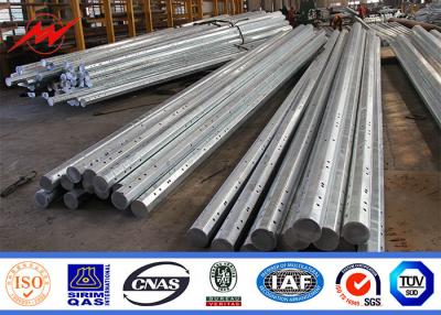 China 27.5m 60KN GR65 Material Utility Power Poles Transmission 45ft 50ft Height for sale