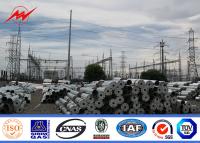 China Hot Dip Galvanized Electrical Transmission Poles With 50 Years Life Time for sale