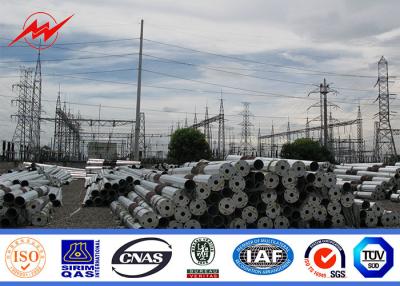China Hot Dip Galvanized Electrical Transmission Poles With 50 Years Life Time for sale