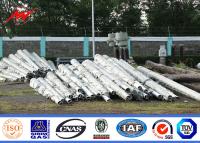 China 6 Side Steel Utility Poles 8m 2.5kn Easy Maintenance for sale
