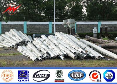 China 6 Side Steel Utility Poles 8m 2.5kn Easy Maintenance for sale